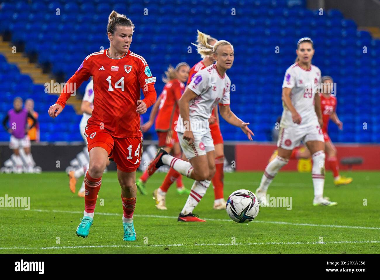 Cardiff, pays de Galles. 26 septembre 2023. Hayley Ladd du pays de ...
