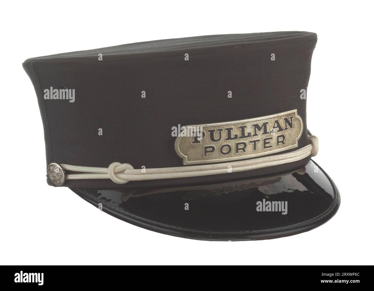 Casquette d'uniforme portée par un Pullman porter des années 1950 à ...