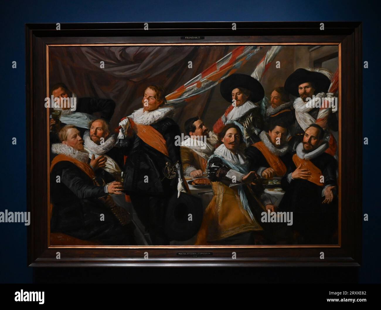 Le banquet des officiers de la garde civique de St George de Frans Hals ...