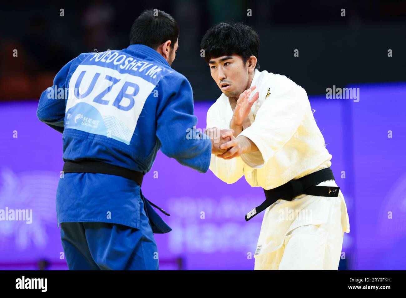 Ken Oyoshi (JPN), 27 SEPTEMBRE 2023 - Judo : finale par équipes mixtes ...