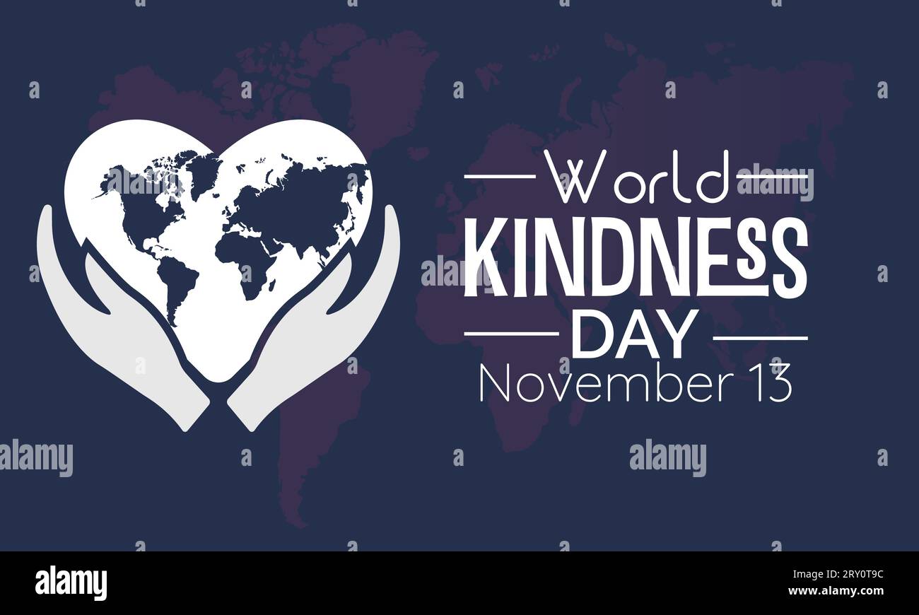 Journée mondiale de la gentillesse Illustration vectorielle avec des ...