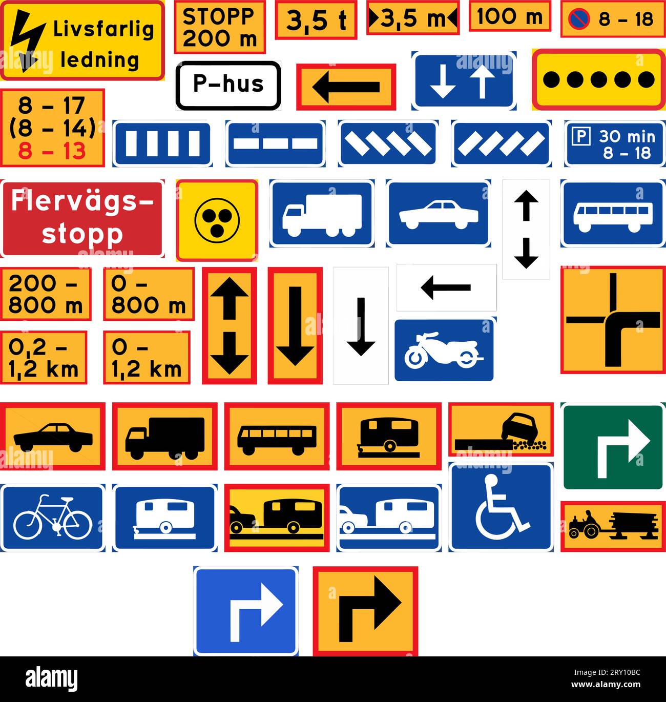 Pedestrian area Banque d'images vectorielles - Alamy