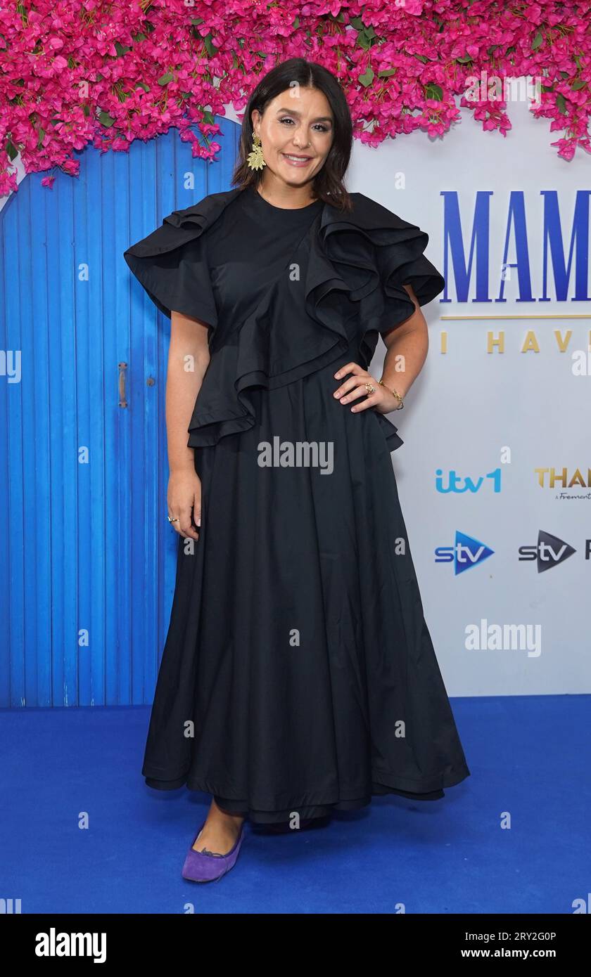 Jessie Ware lors de l'appel photo pour l'émission ITV, Mamma Mia! J'ai ...