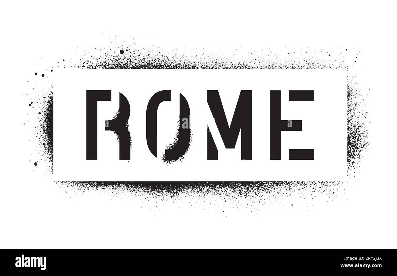 Graffiti rome antique Banque d'images vectorielles - Alamy