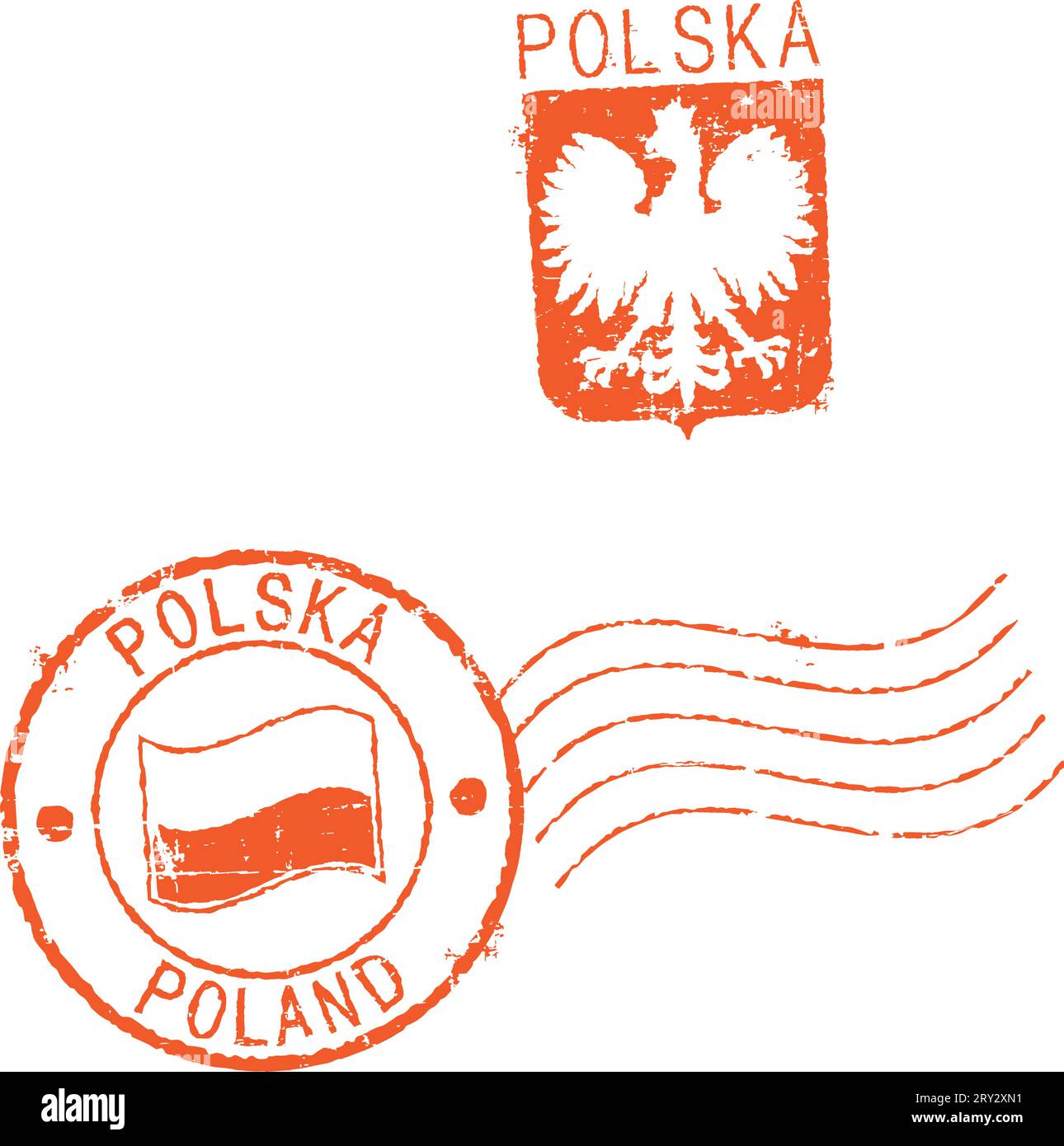 Passeport pologne Banque d'images vectorielles - Alamy