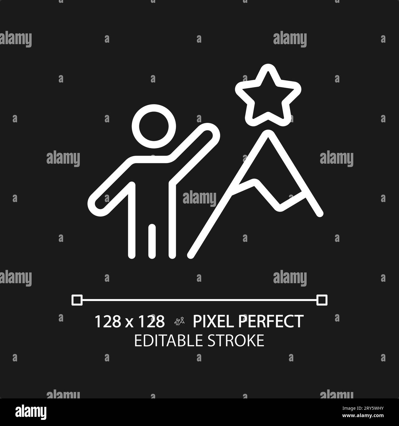 Perseverance logo Banque d'images noir et blanc - Alamy