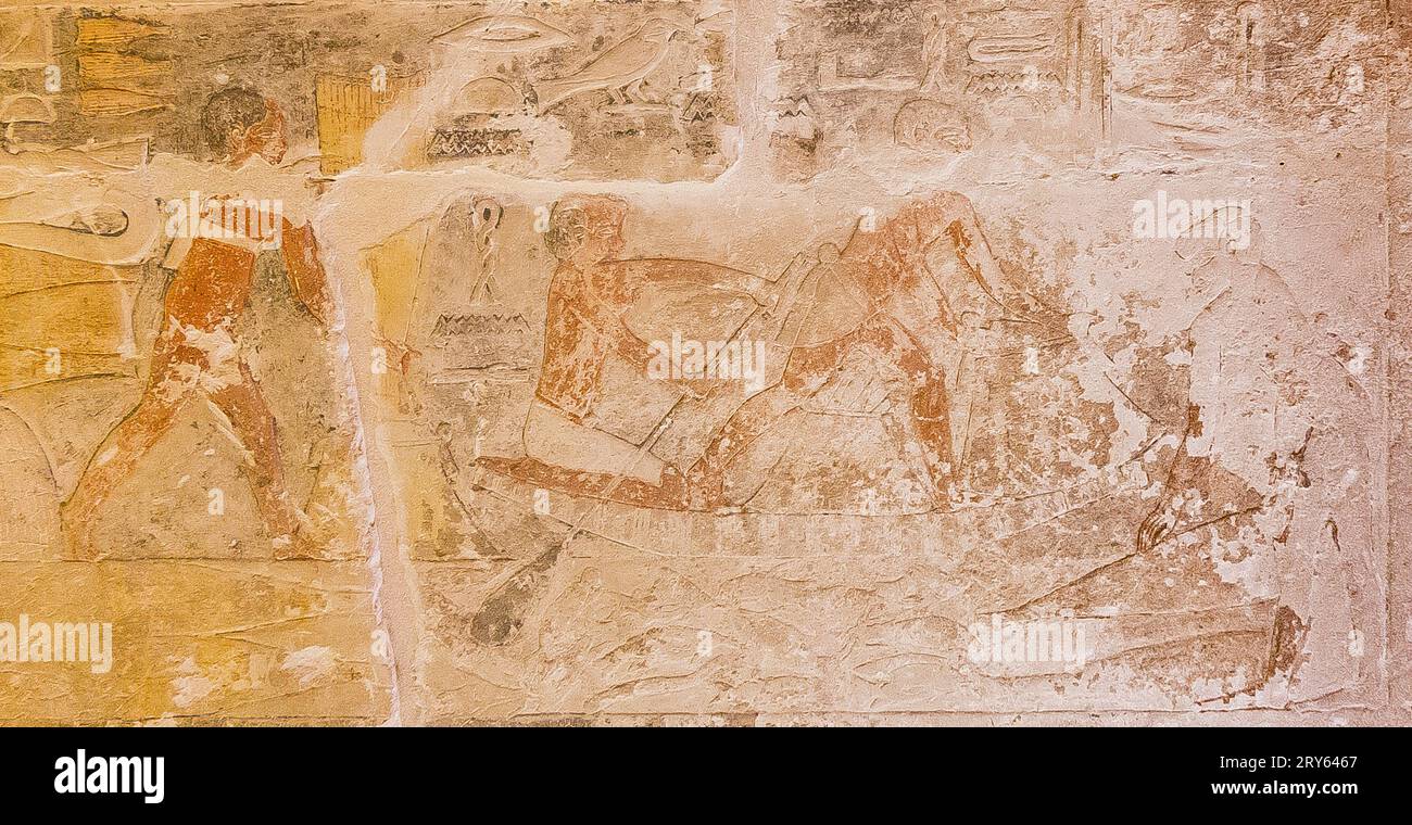 Ancient egypt fishing Banque de photographies et d’images à haute ...