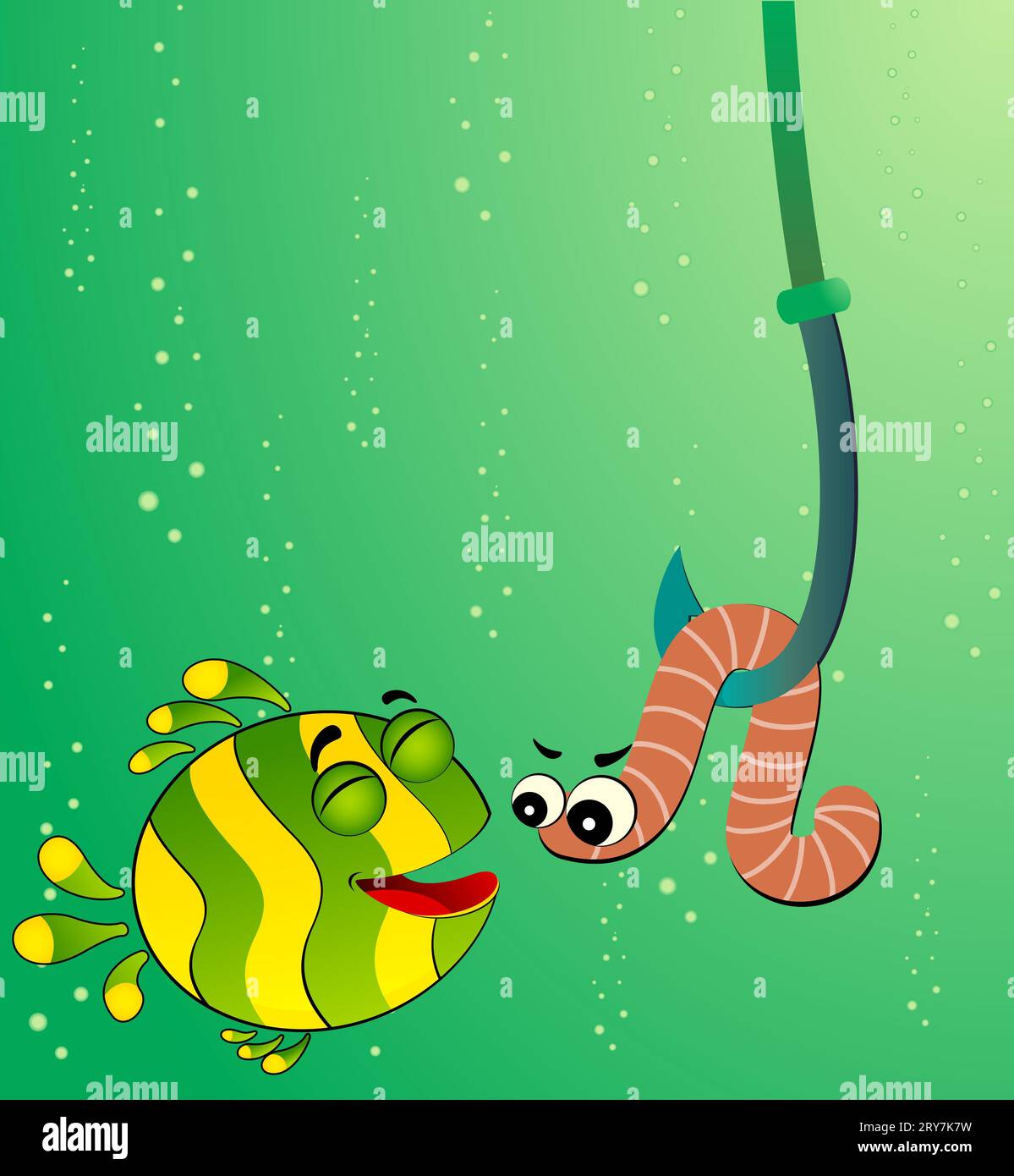 Le gros poisson mange le petit poisson Banque de photographies et d ...