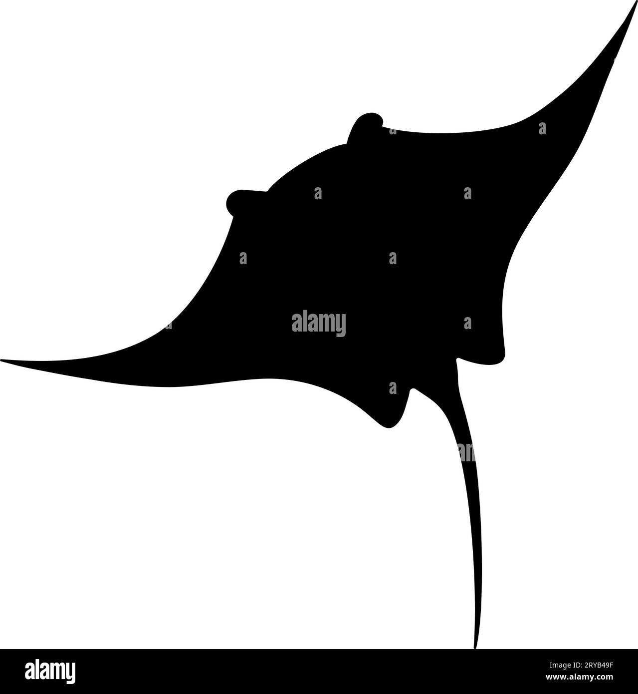 Raie pastenague Banque d'images vectorielles - Alamy