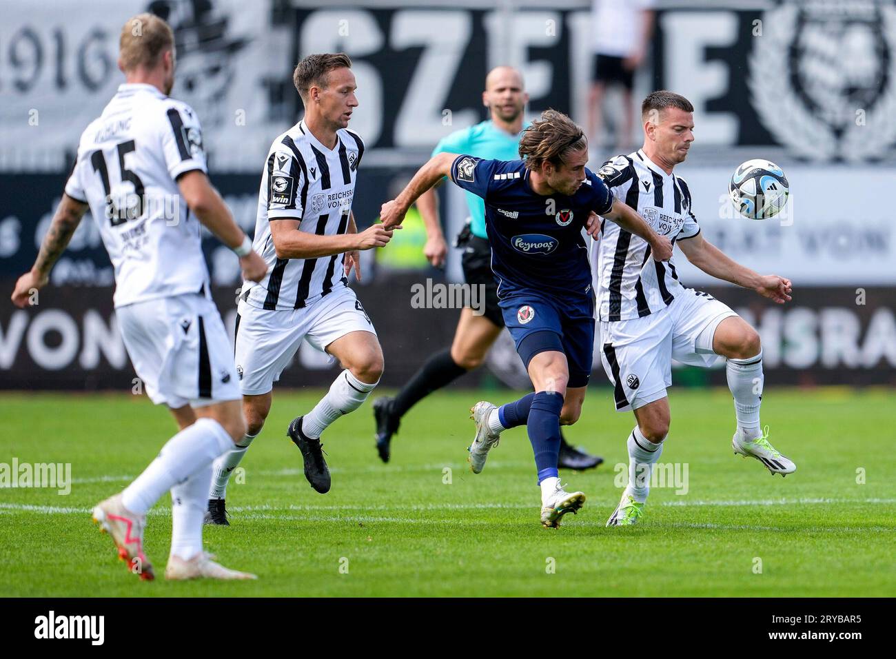 Sandhausen, Deutschland. 30 septembre 2023. v. li. : Alexander Mühling ...