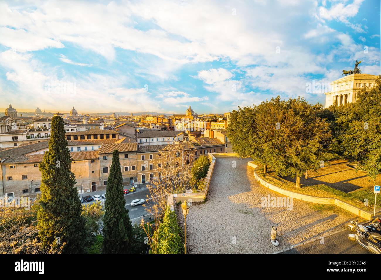 Rome panoramique Banque de photographies et d’images à haute résolution ...