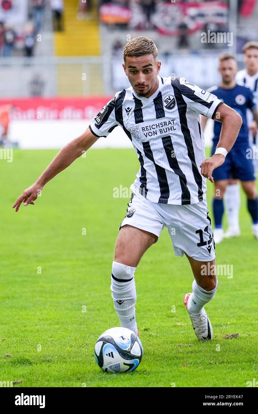 Sandhausen, Deutschland. 30 septembre 2023. Livan Burcu (SVS, 11), Am ...