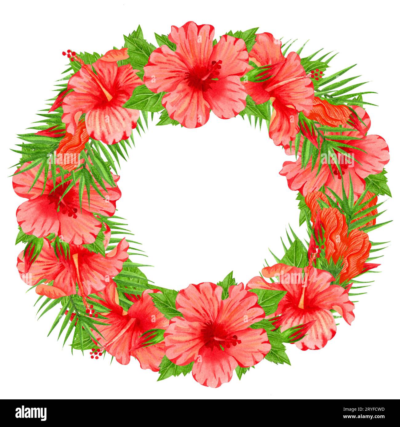 Bordure ronde feuillage Banque de photographies et d’images à haute ...