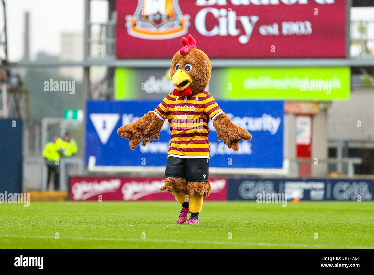 Mascotte de bradford city billy bantam Banque de photographies et d ...