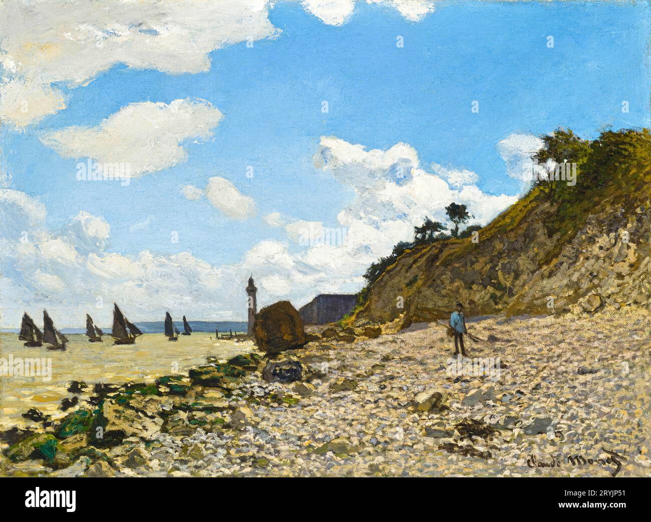 La plage de honfleur Banque de photographies et d’images à haute ...