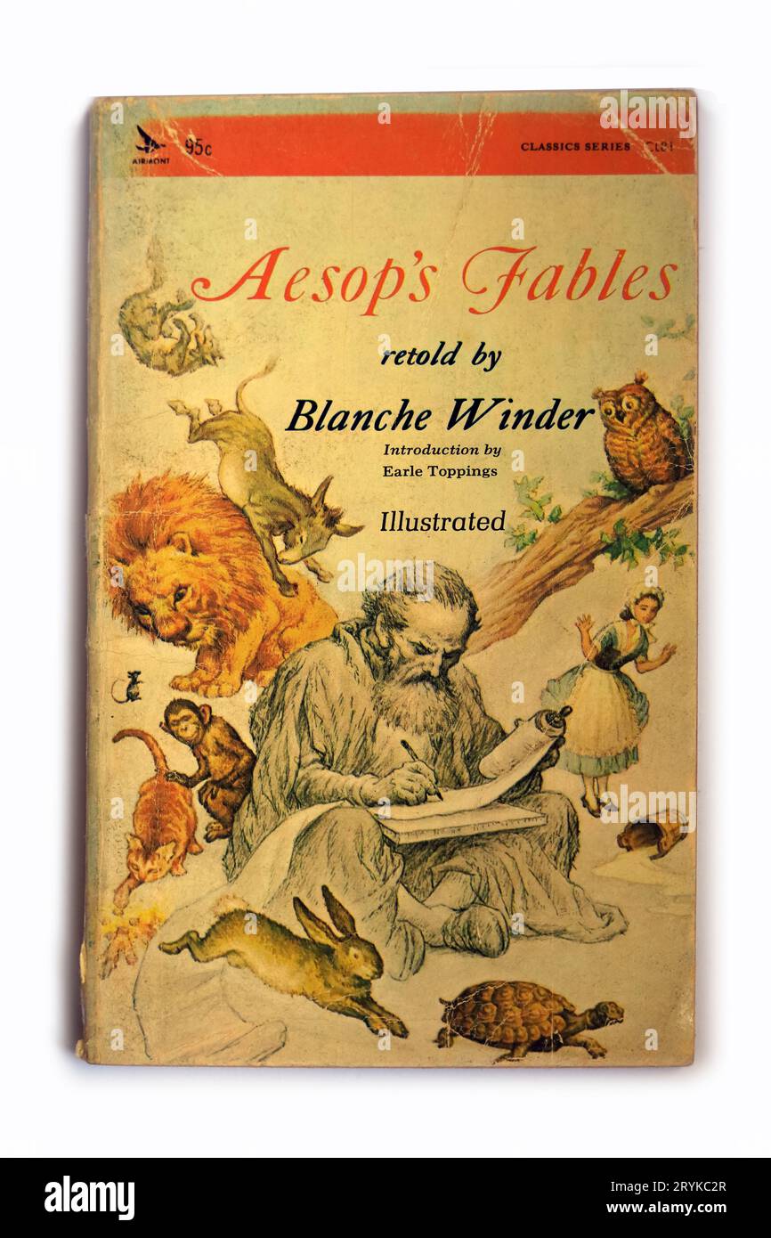 Aesops fables book Banque d'images détourées - Alamy
