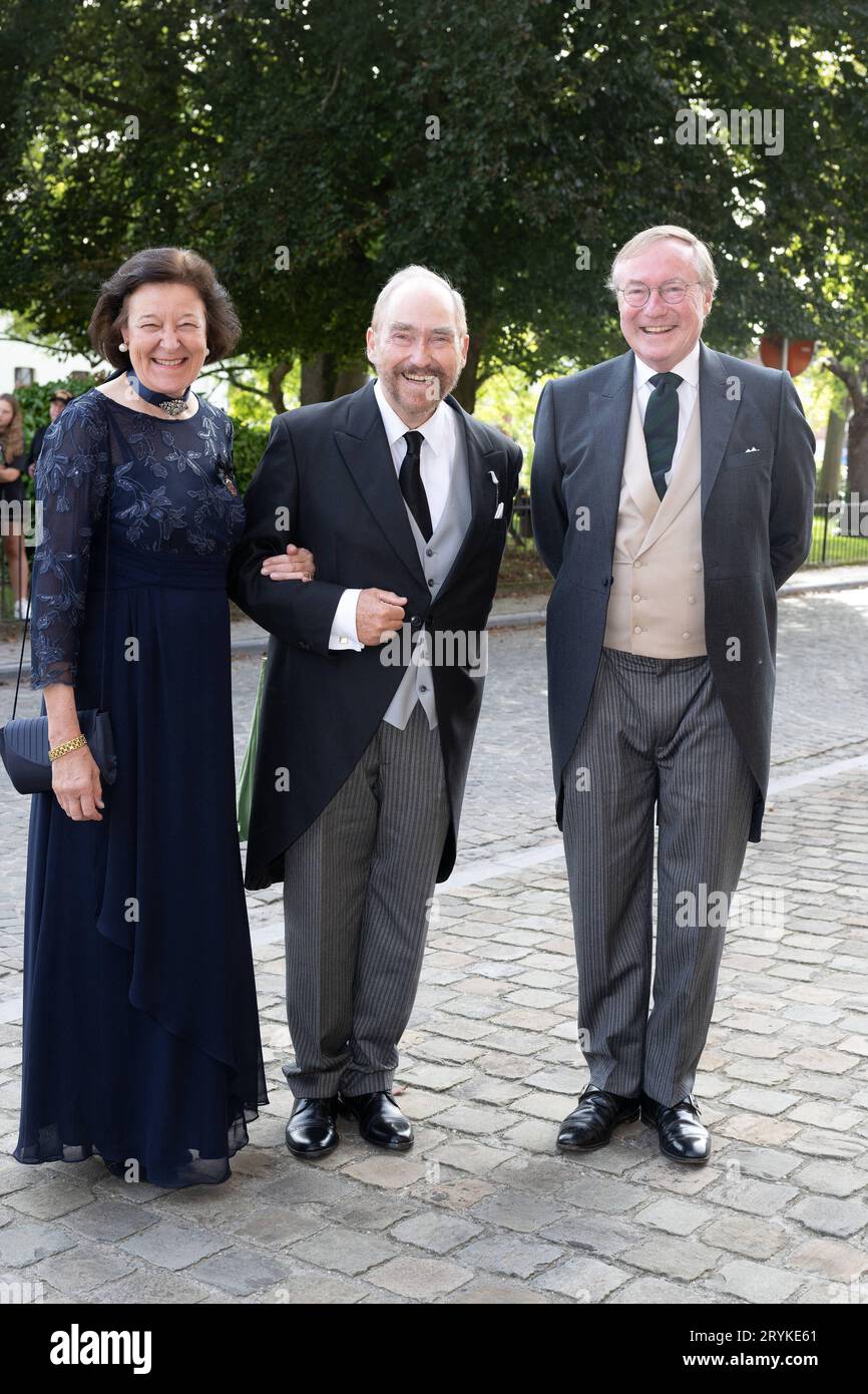 Le prince Jean de Luxembourg, l'archiduc Rodolphe de Habsbourg-Lorraine ...