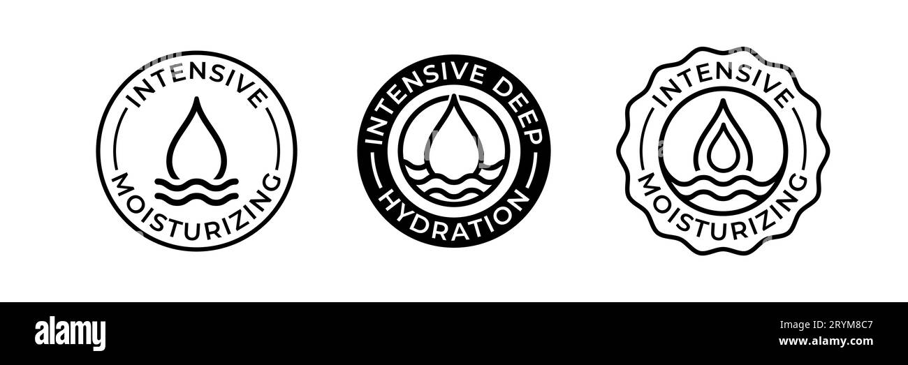 Hydrater le logo Banque d'images vectorielles - Alamy