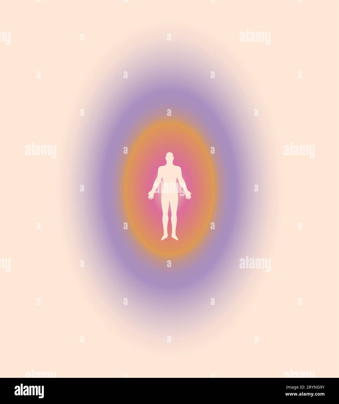 Corps éthérique Banque d'images vectorielles - Alamy