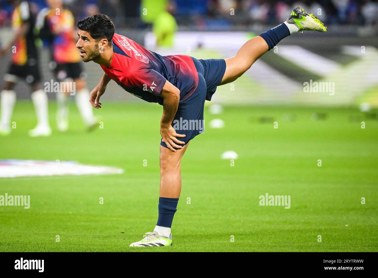 Marco ASENSIO du PSG lors du match de championnat de France de Ligue 1 entre l'Olympique ...