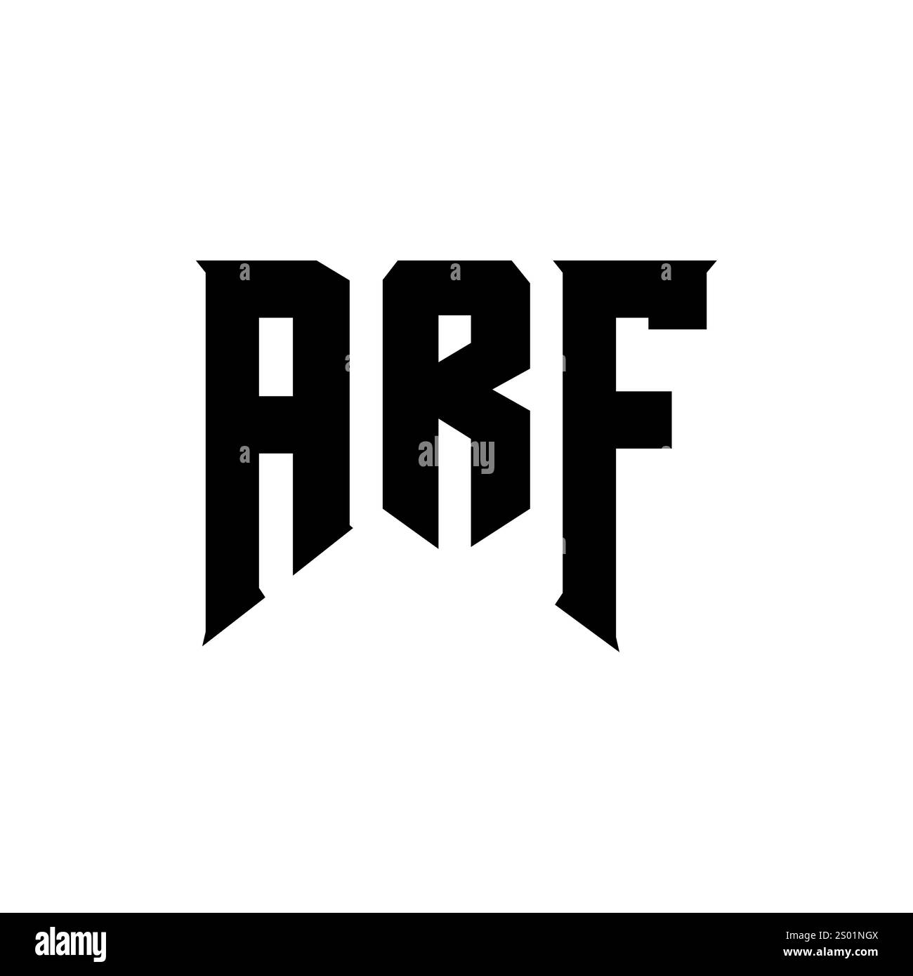 Conception de logo de lettre ARF pour la société de technologie ...