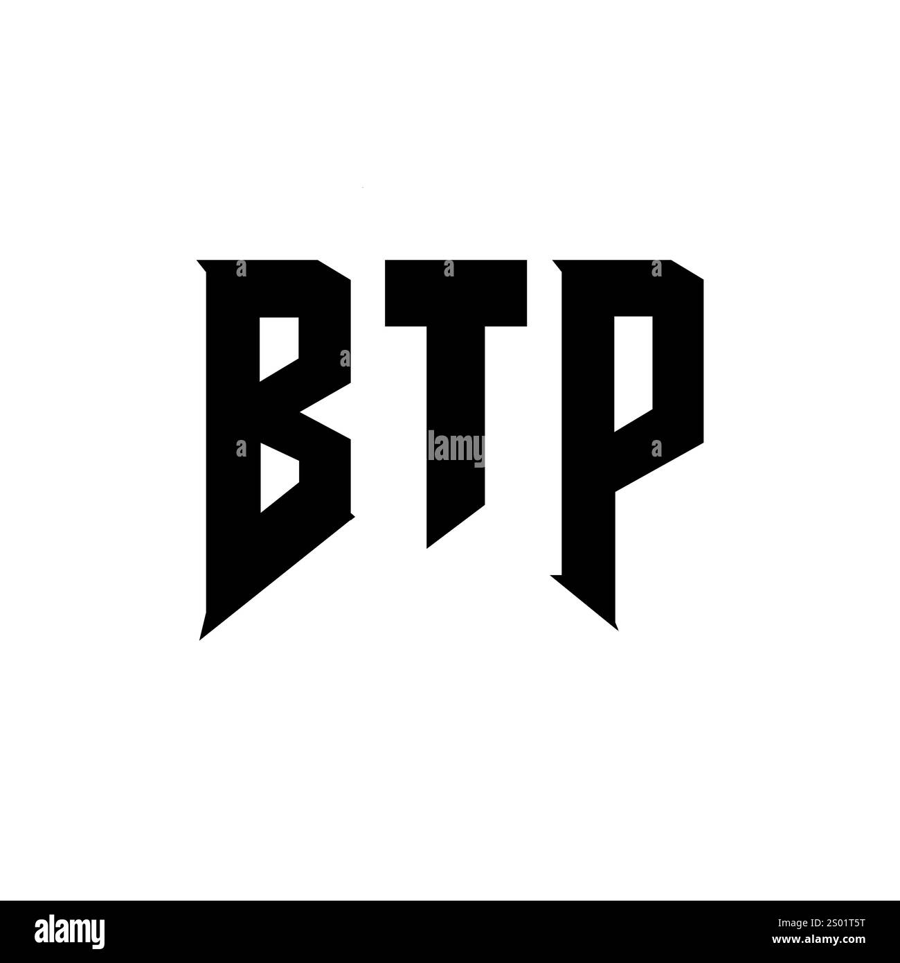 Logo btp Banque d'images noir et blanc - Alamy