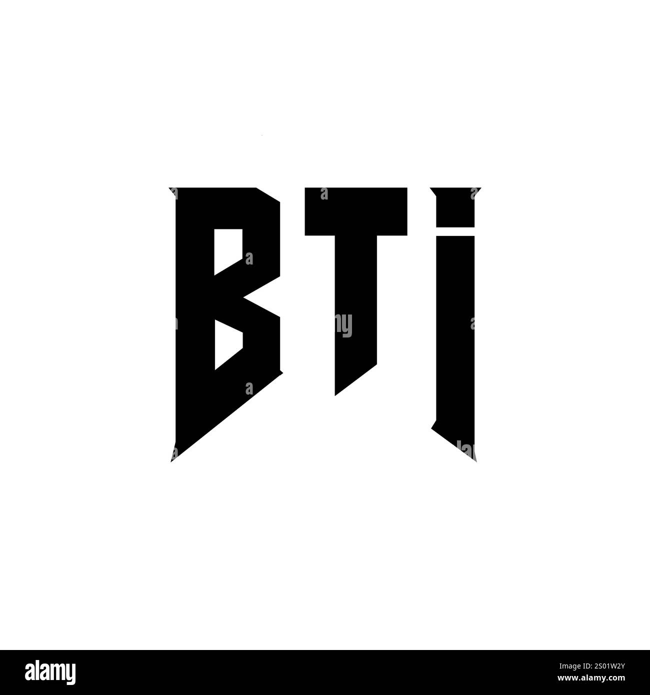 Logo d'entreprise bti Banque d'images noir et blanc - Alamy