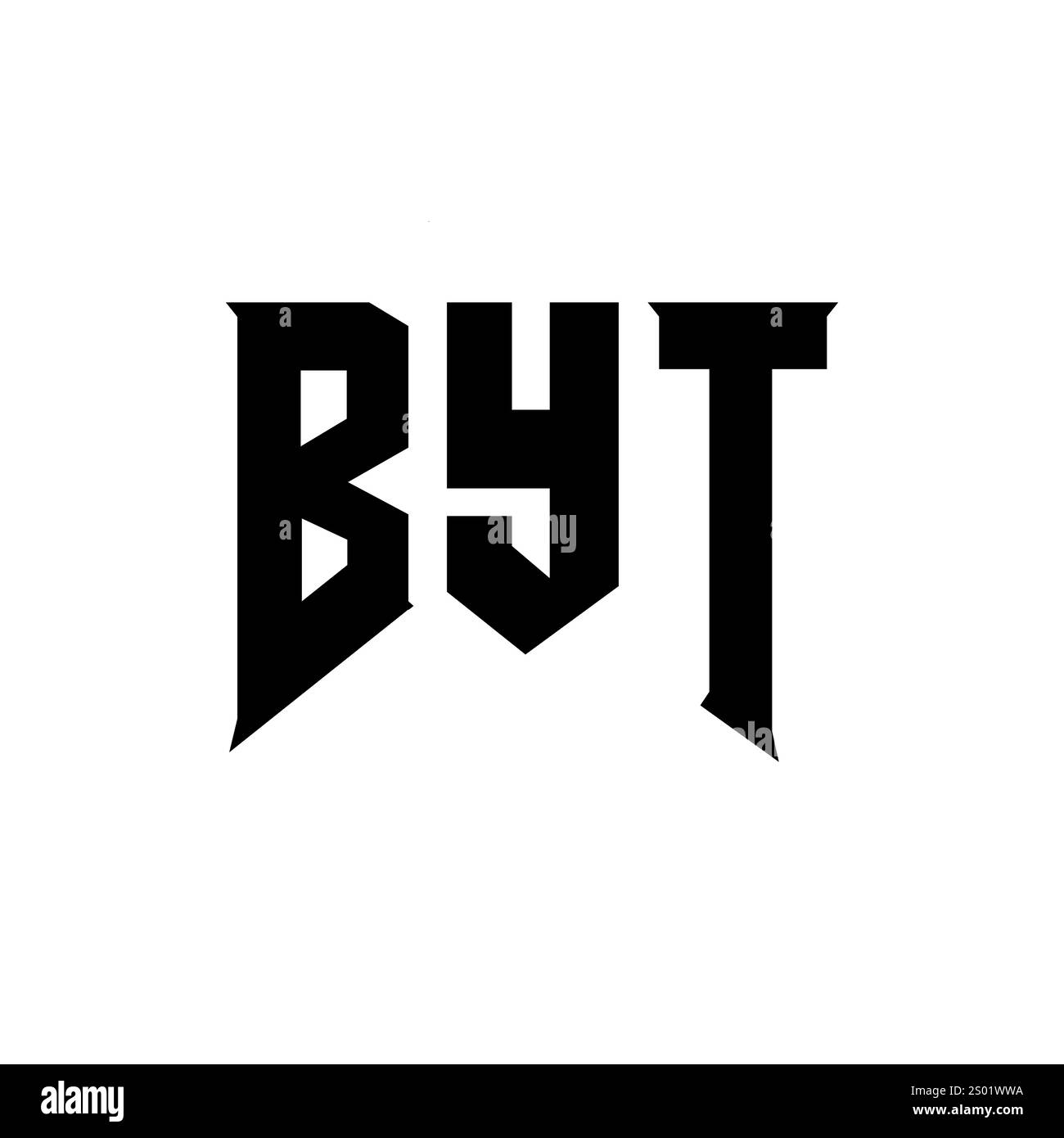 Logo byt tech Banque d'images vectorielles - Alamy