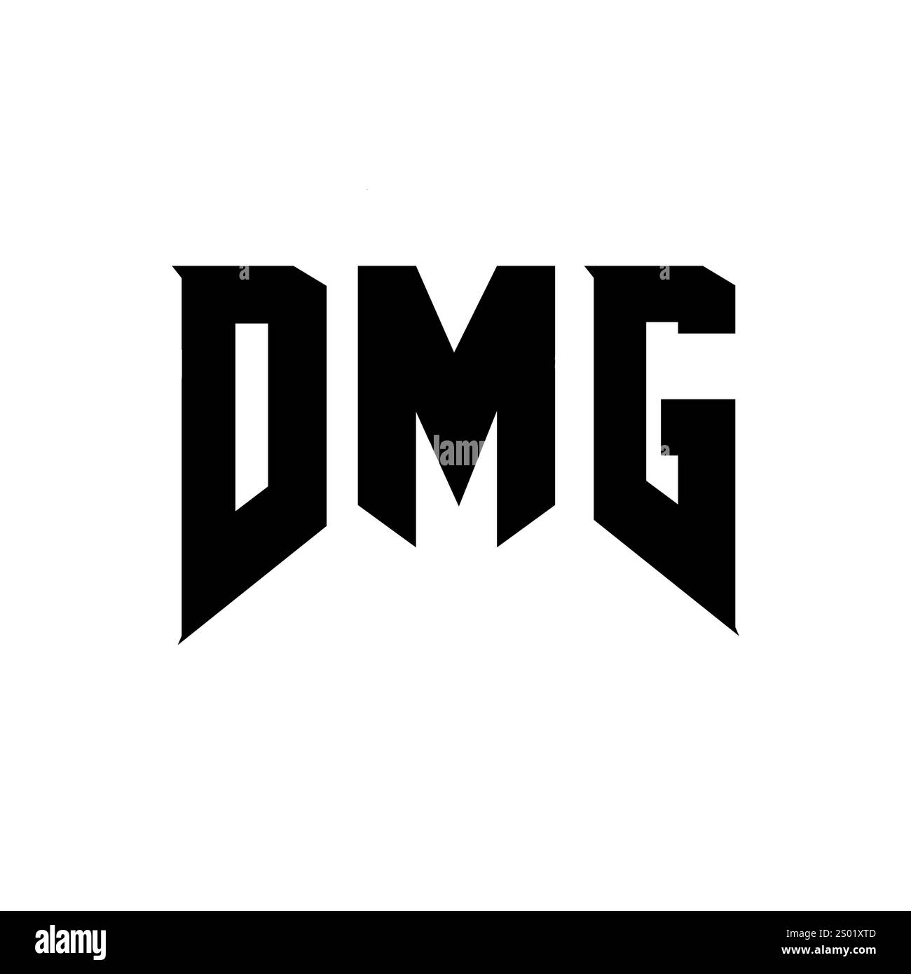 Logo de la technologie dmg Banque d'images noir et blanc - Alamy