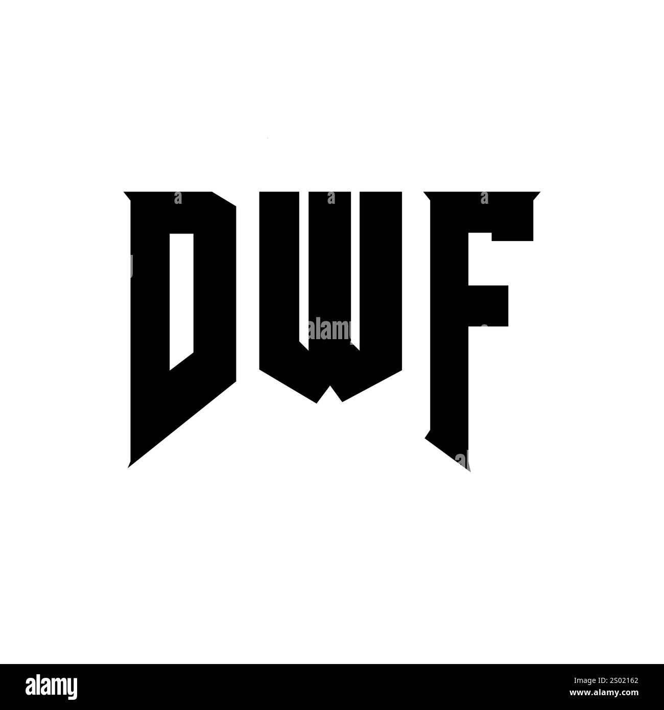 Logo de technologie dwf Banque de photographies et d’images à haute ...