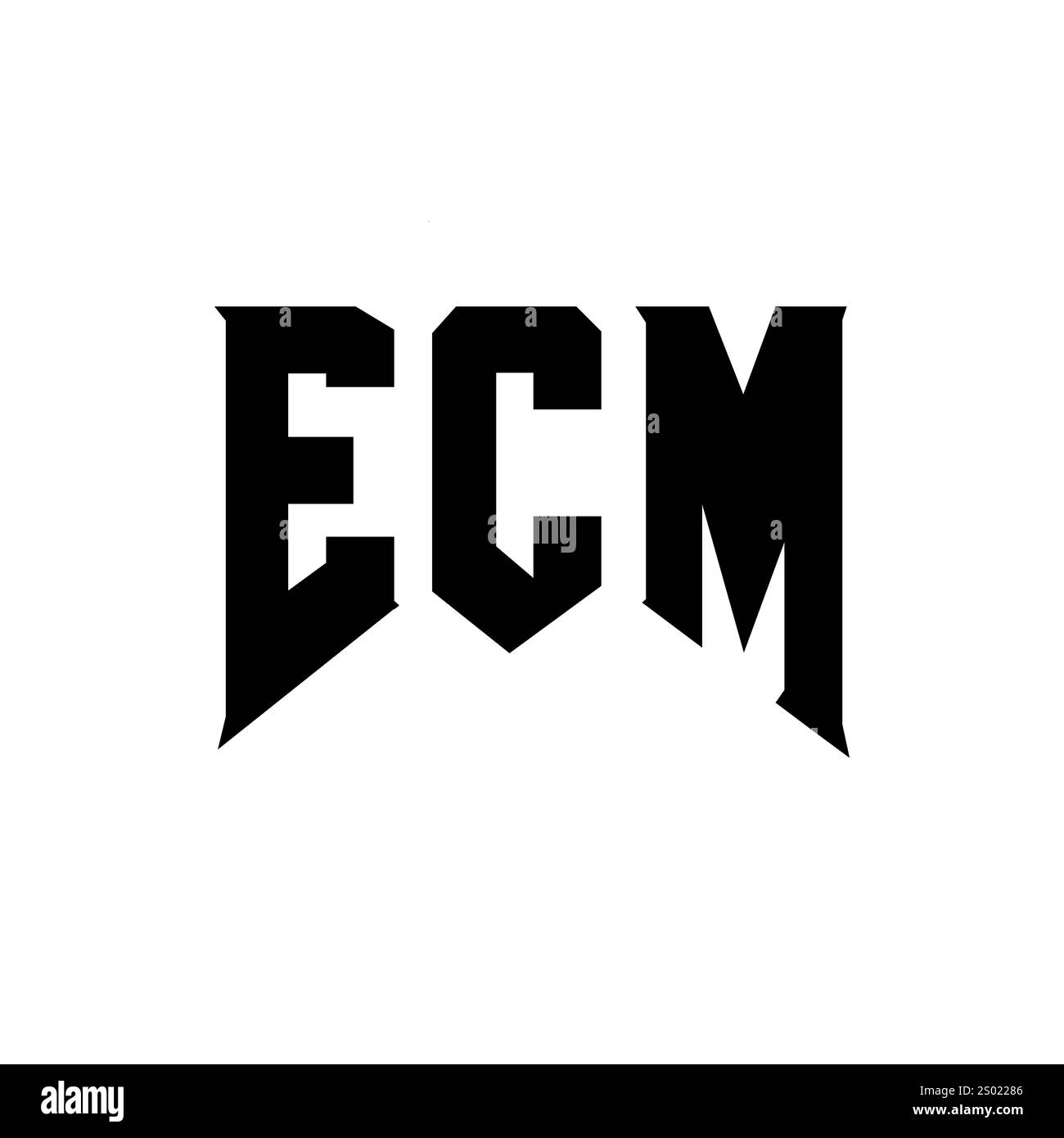 Logo ecm Banque d'images vectorielles - Alamy