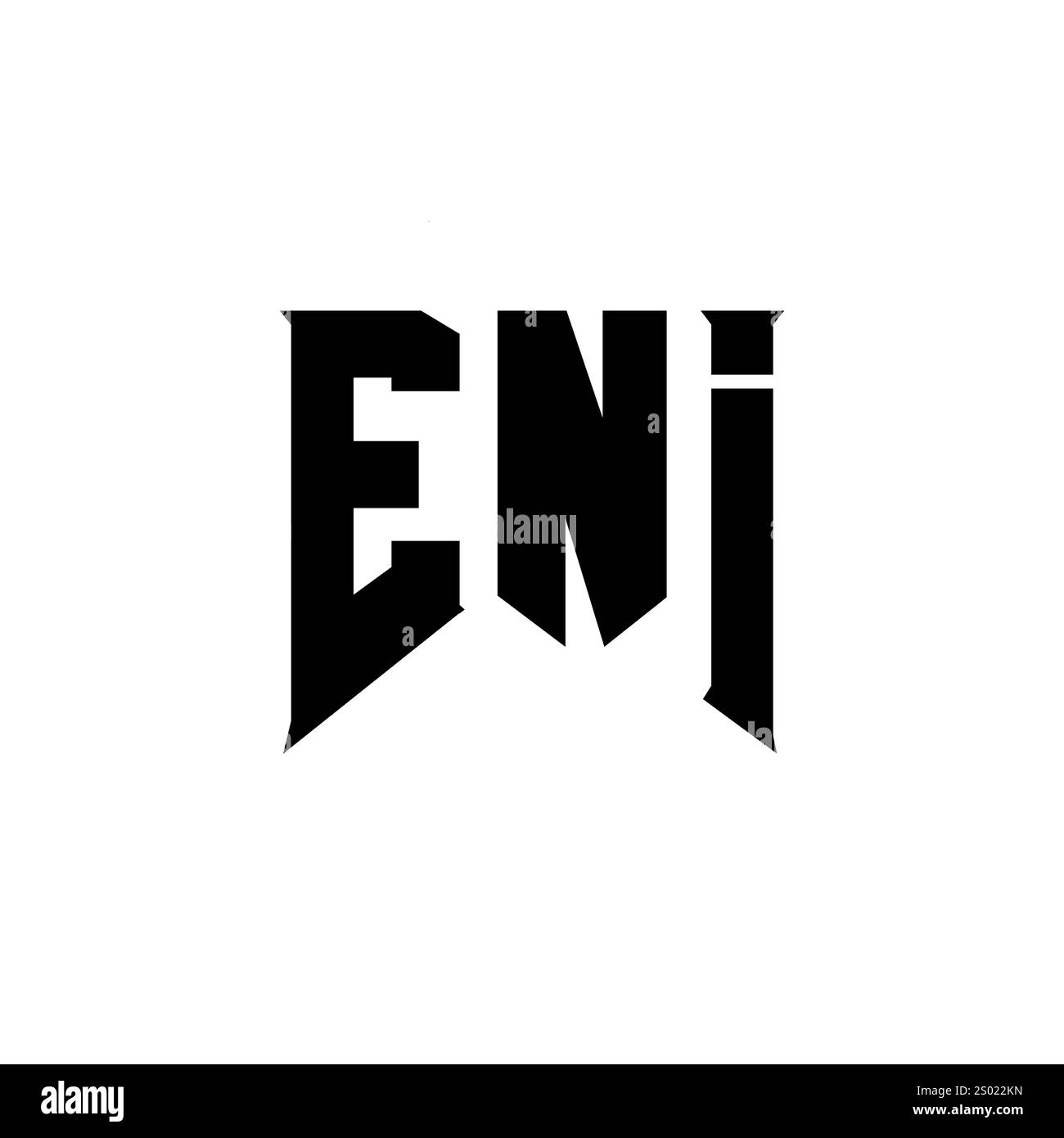 Logo eni Banque d'images noir et blanc - Alamy