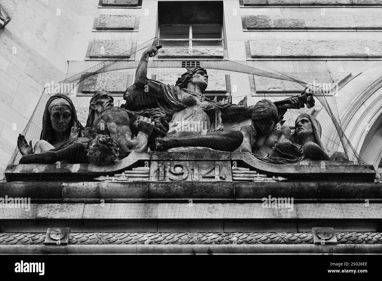 Waterloo memorial Banque d'images noir et blanc - Alamy