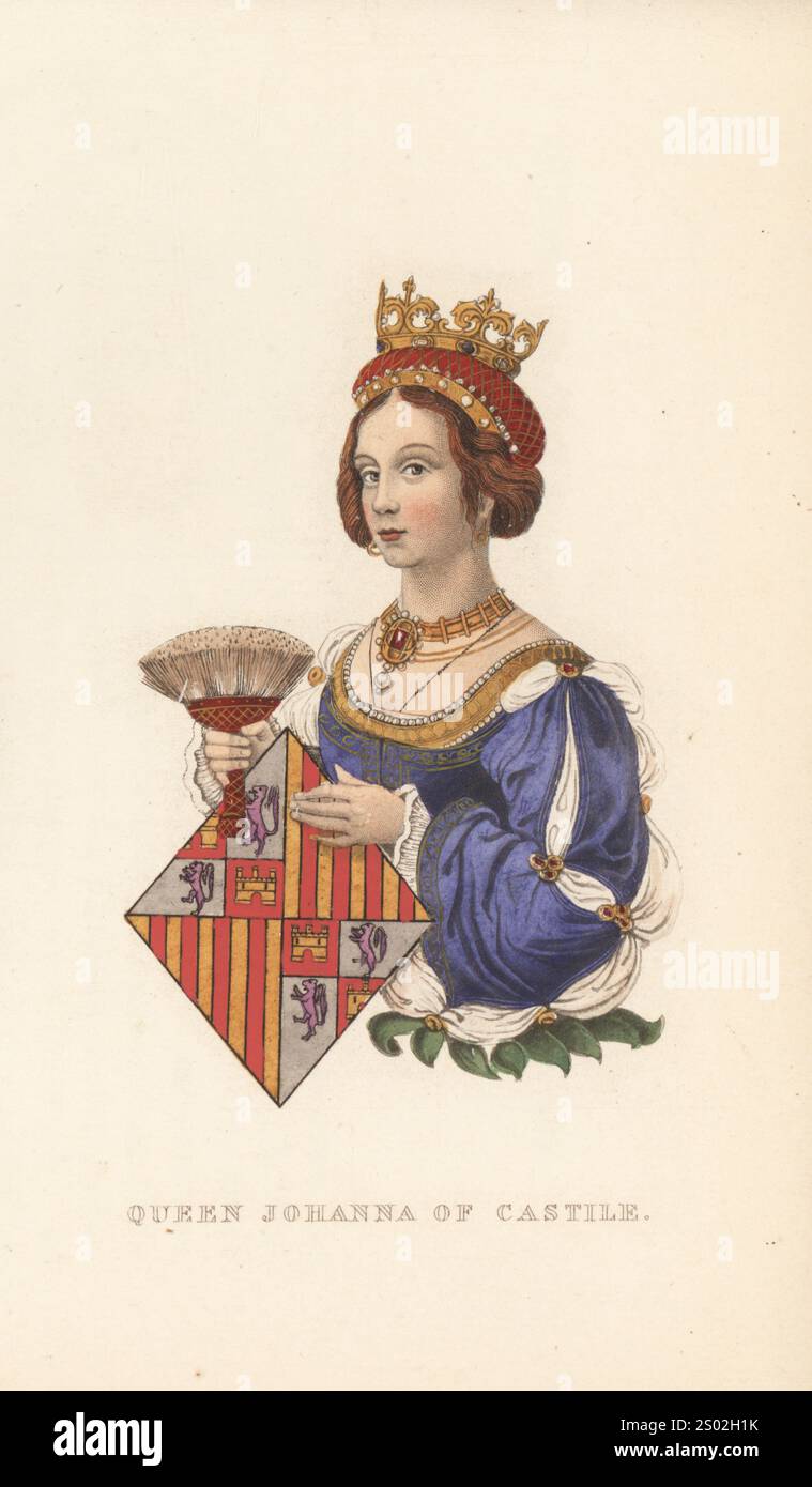 La reine Jeanne de Portugal, mariée à Henri IV de Castille, 1439-1475 ...