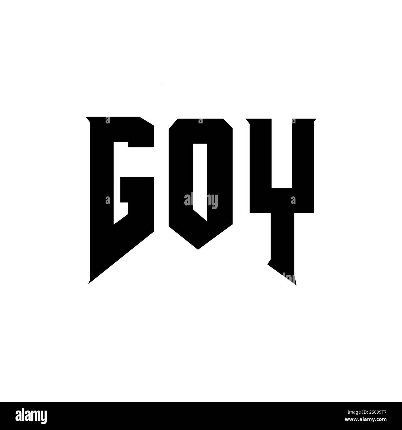 Goy logo Banque d'images vectorielles - Alamy