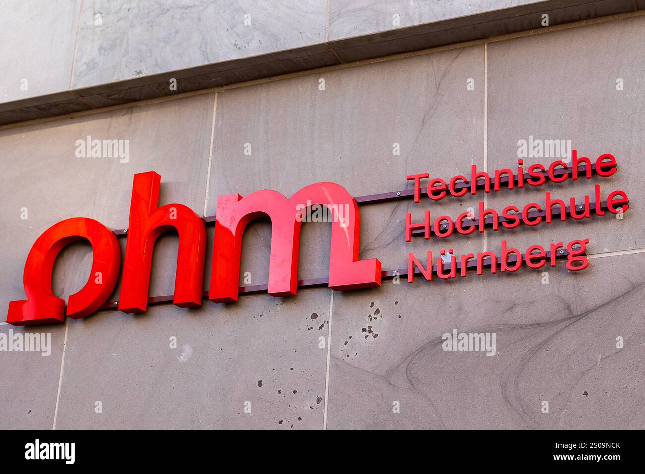 Logo de la technologie ohm Banque de photographies et d’images à haute ...