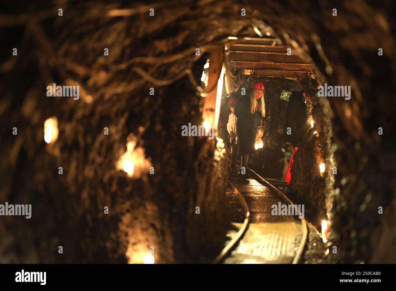 27 décembre 2024, Thuringe, Harztor/OT Ilfeld : visite de la galerie ...