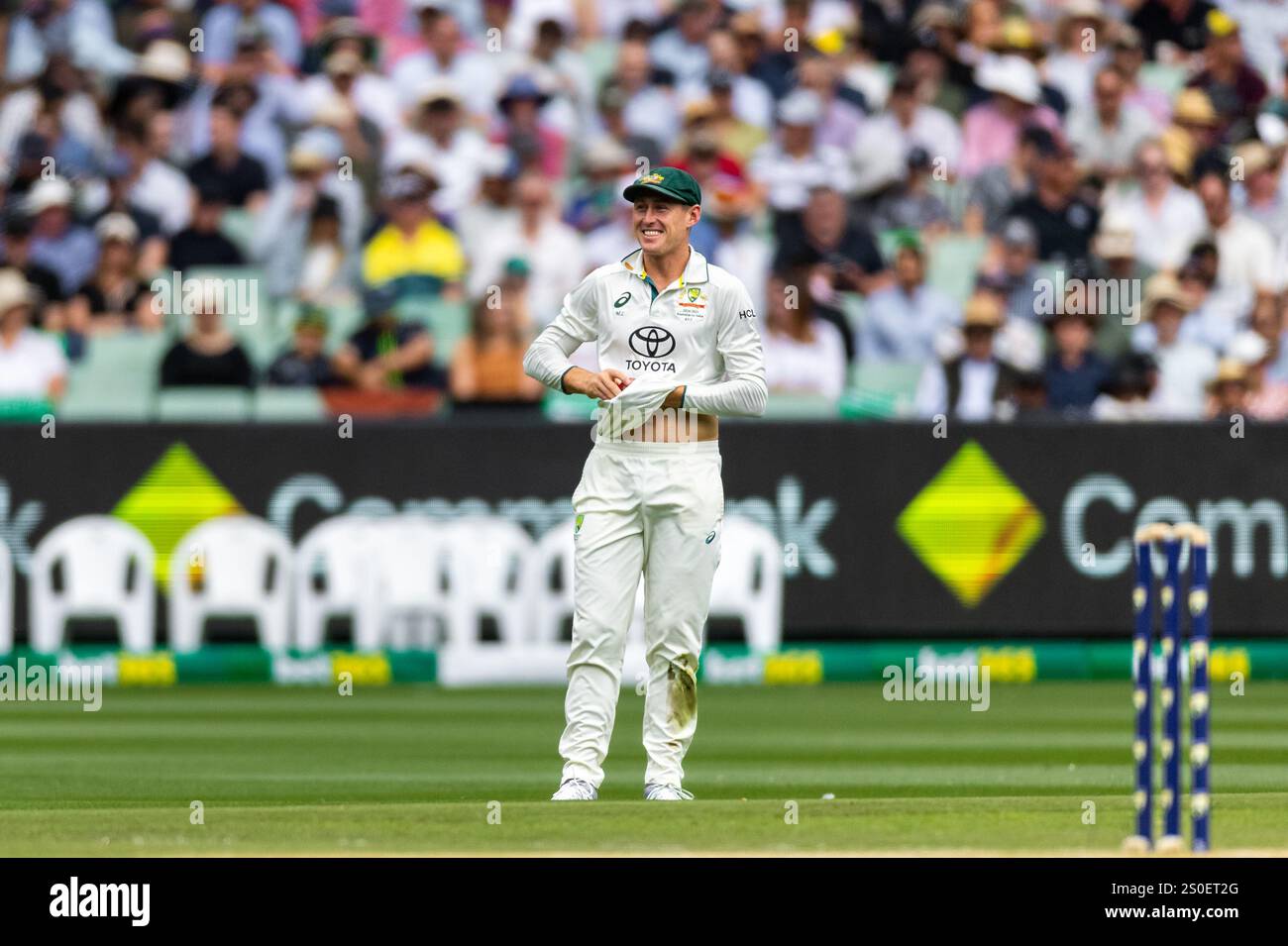 Melbourne, Australie, 28 décembre 2024. Marnus Labuschagne, de l ...