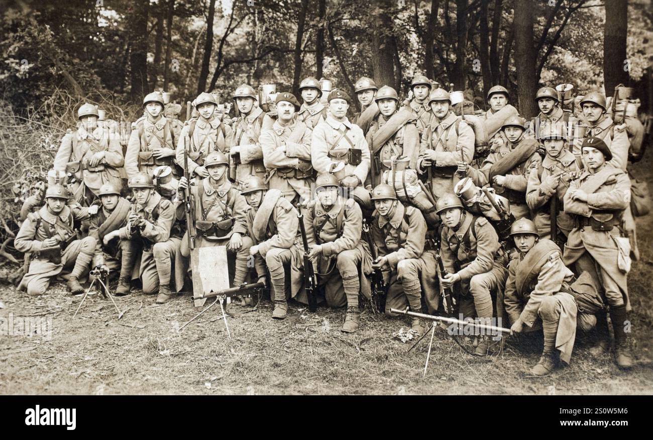 Régiment d'infanterie française 1914 Banque de photographies et d ...