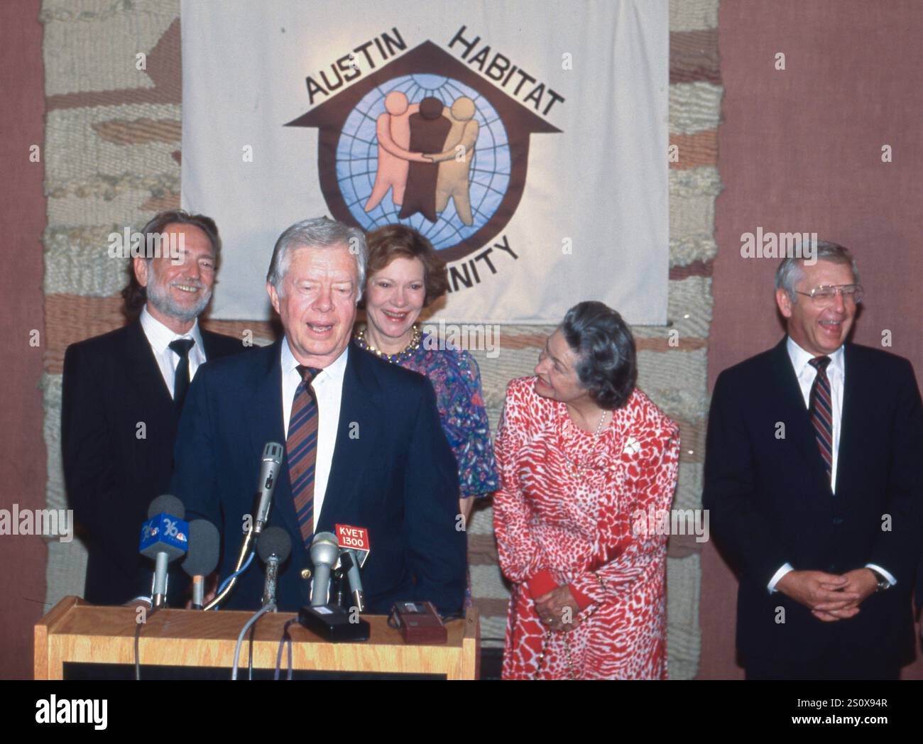 L'ancien président américain JIMMY CARTER, prend la parole lors d'une ...