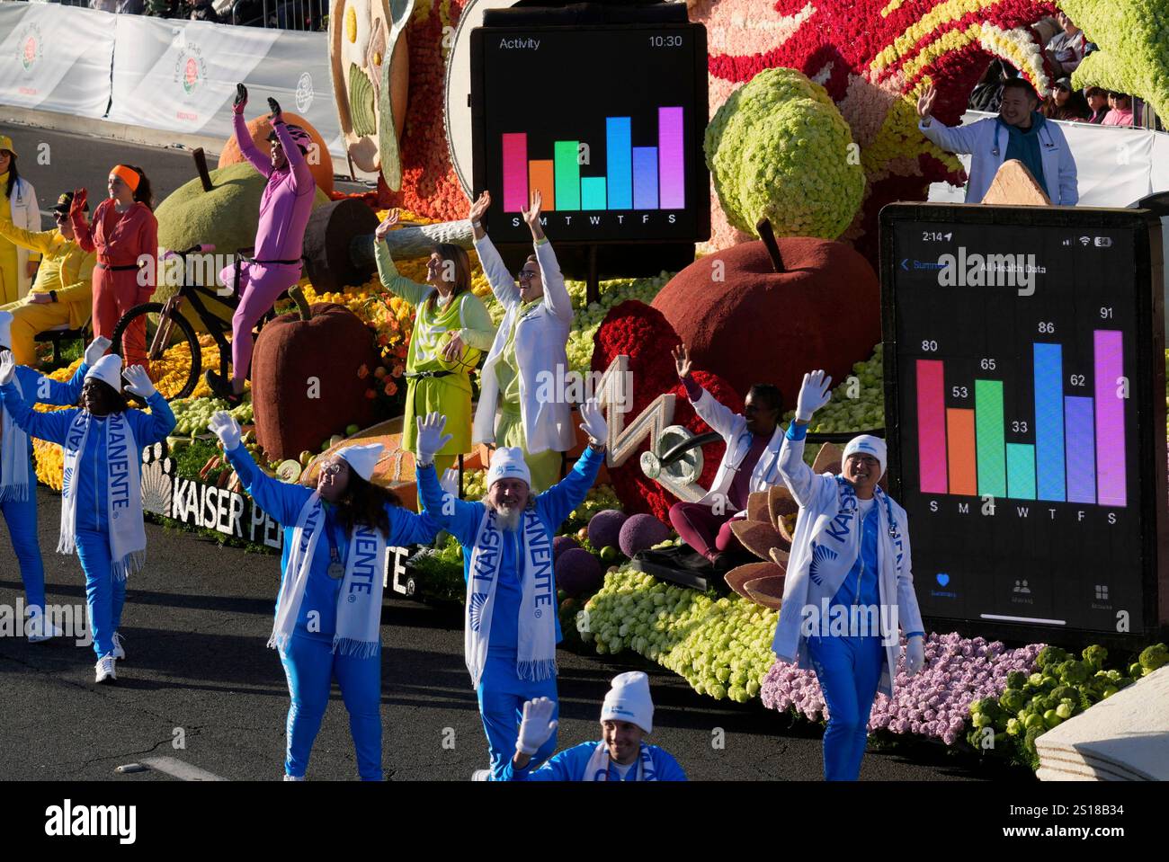 Kaiser Permanente's 2025 Rose Parade float, "More Healthy Days for More ...