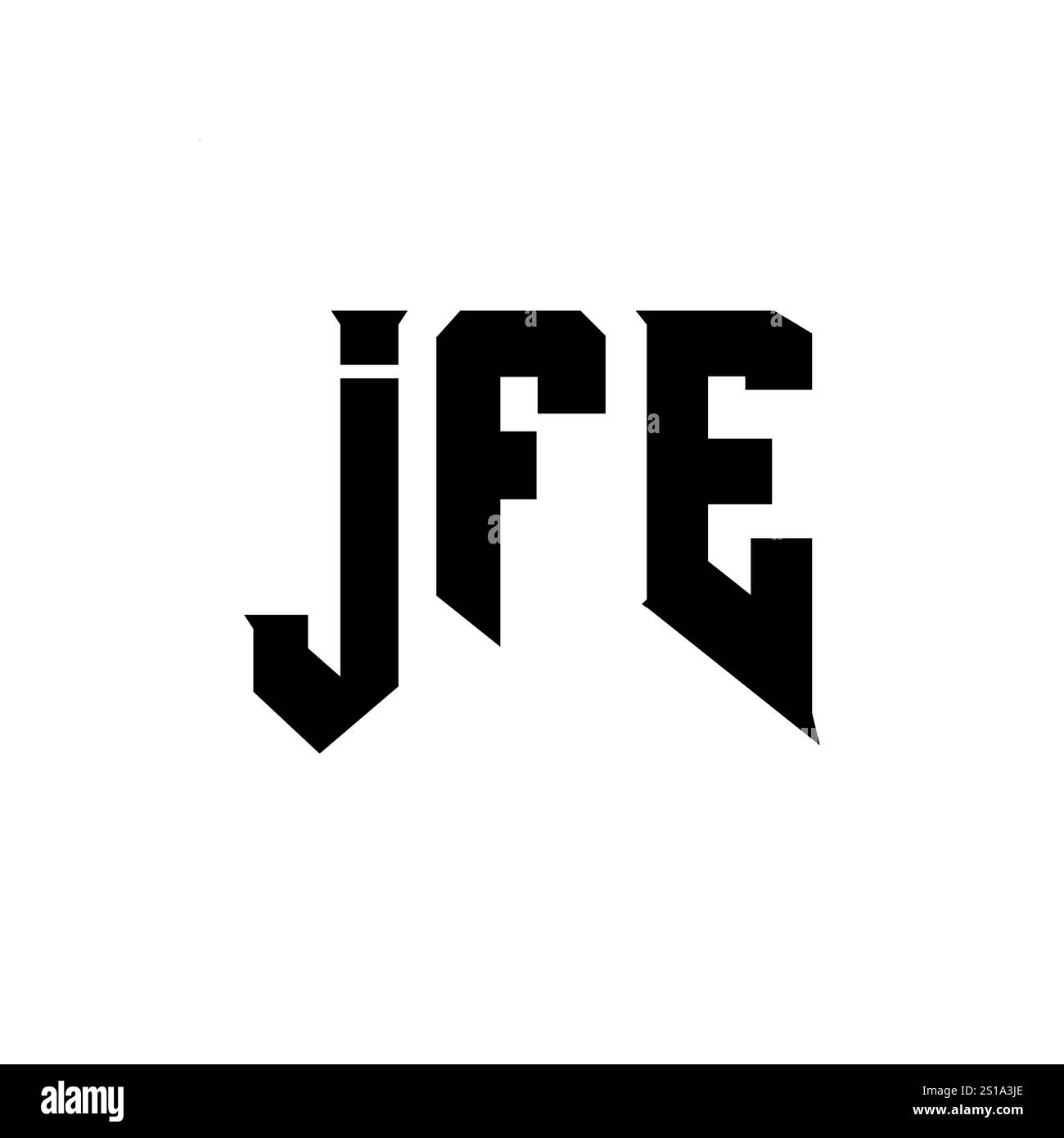 Logo jfe Banque d'images vectorielles - Alamy