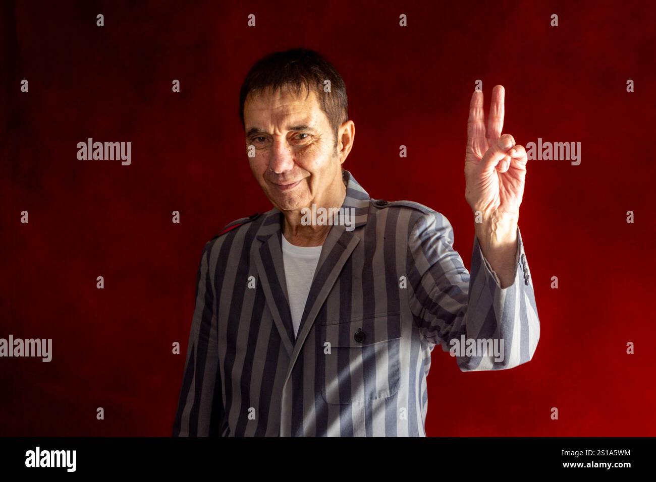 The bassist and singer of the band Topo, Lele Laina, poses for Europa ...