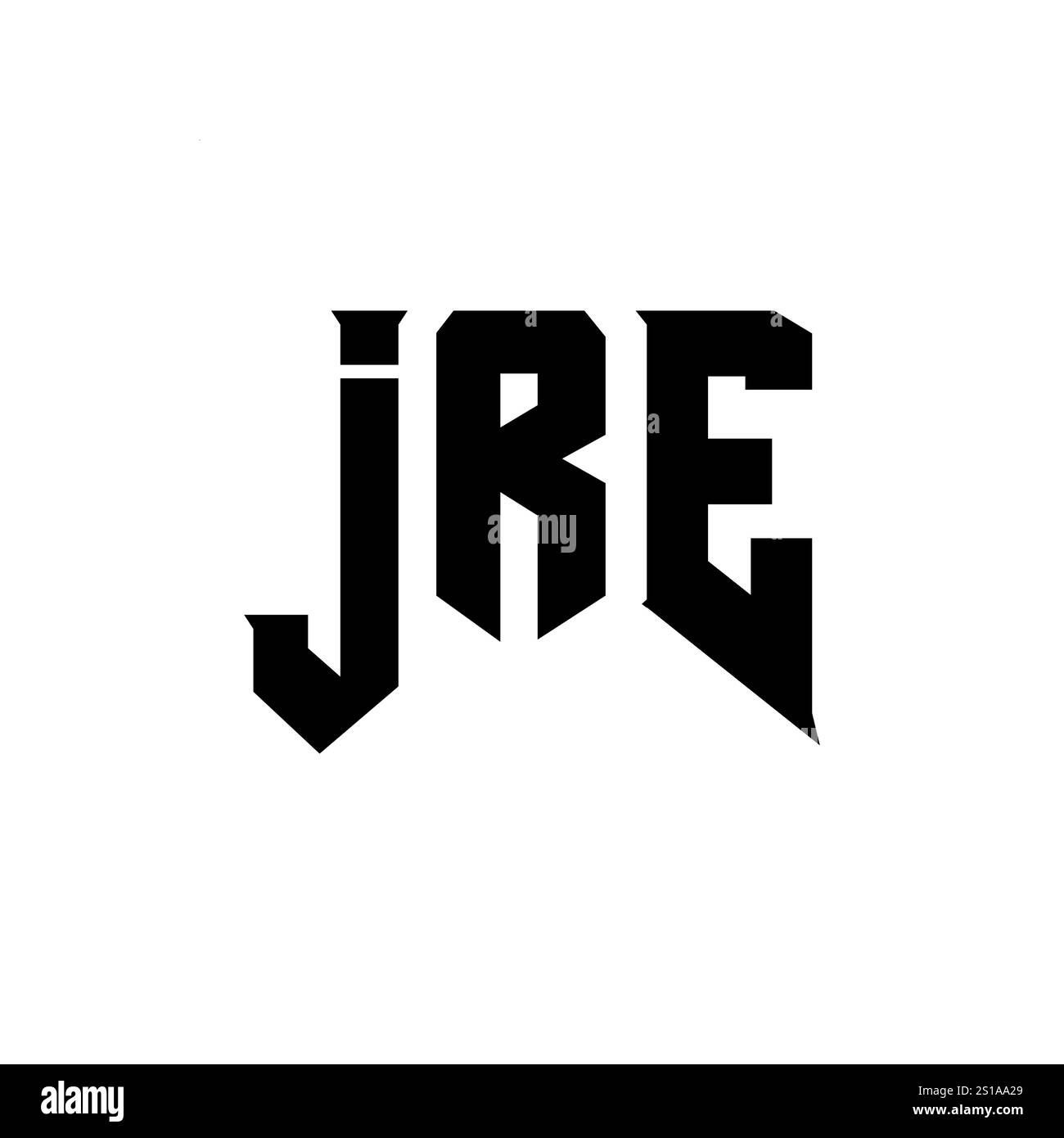 Conception de logo de lettre JRE pour la société de technologie. Logo ...