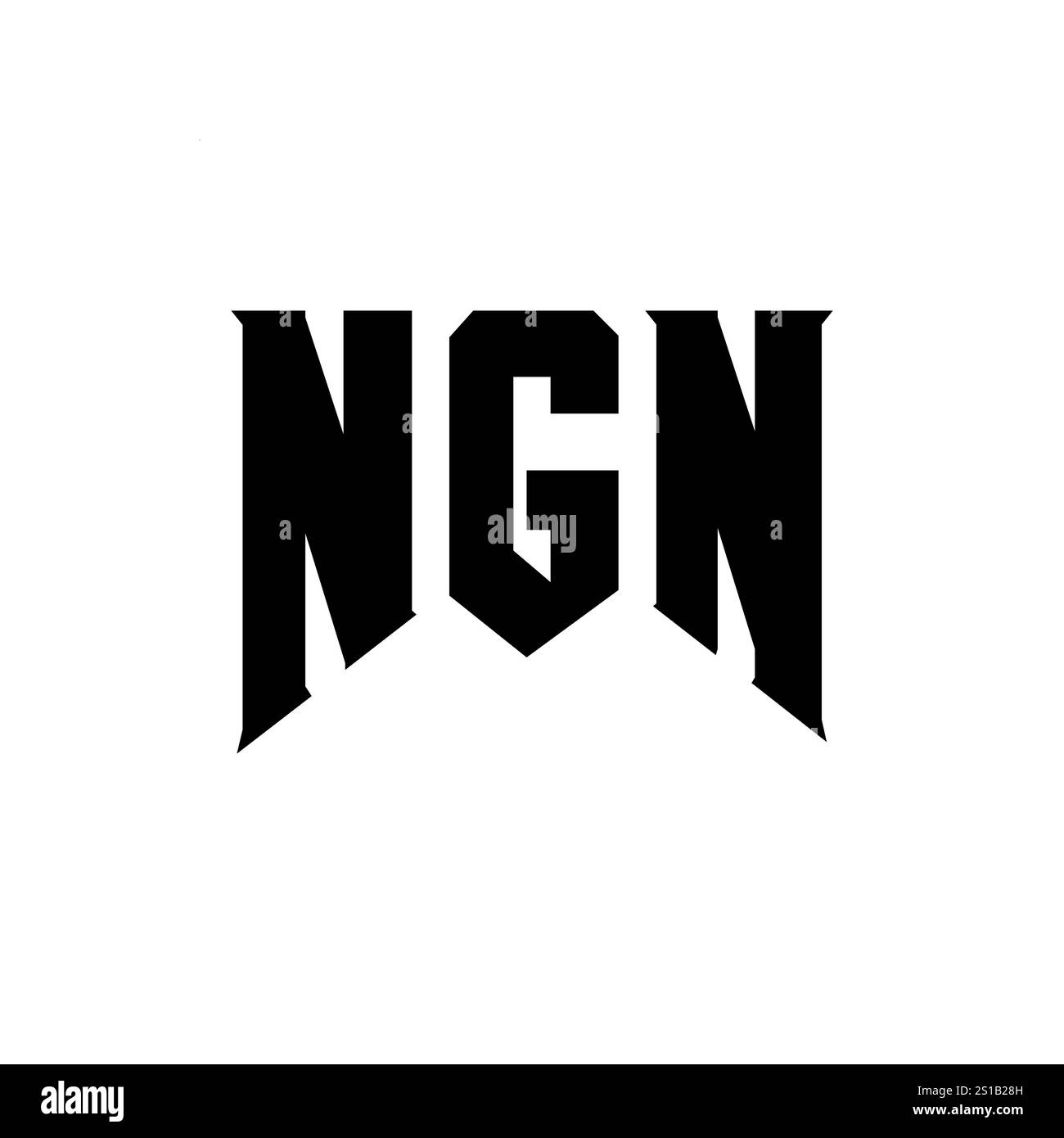 Logo de technologie ngn Banque de photographies et d’images à haute ...