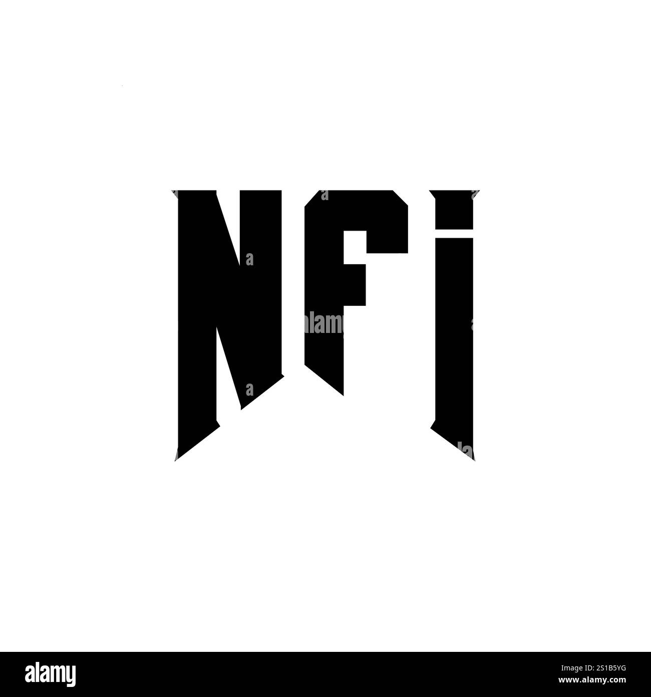 Logo de la technologie nfi Banque de photographies et d’images à haute ...