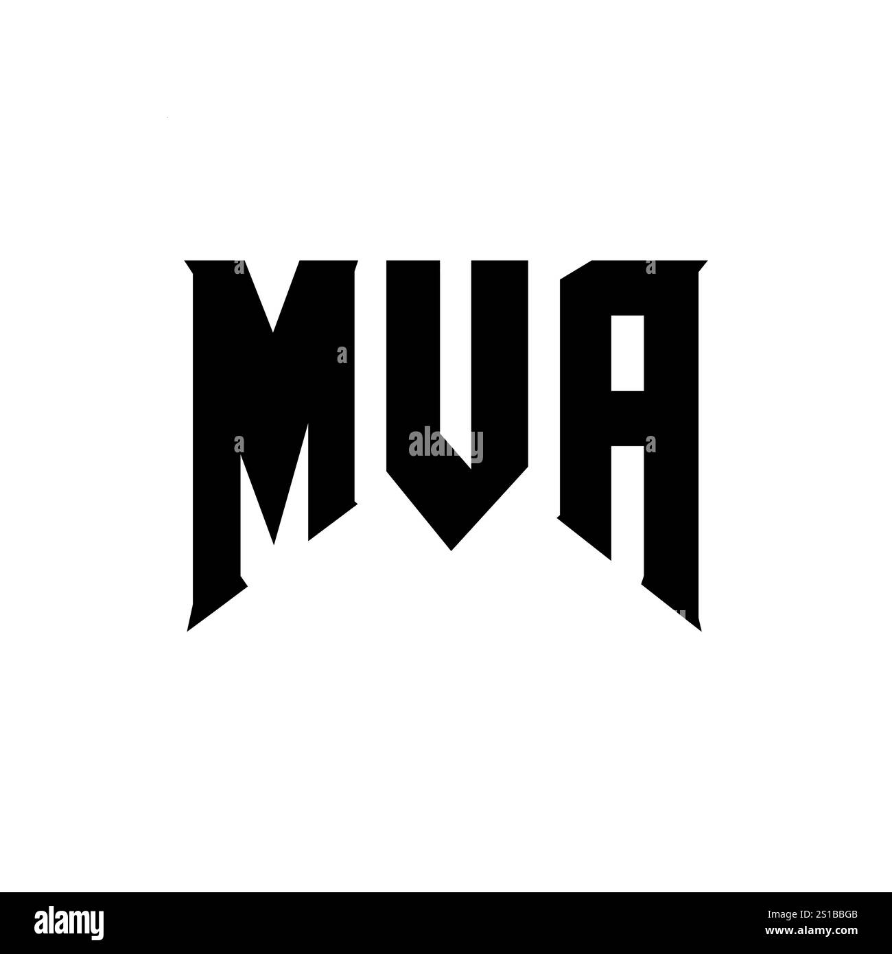 Conception de logo de lettre MVA pour la société de technologie ...