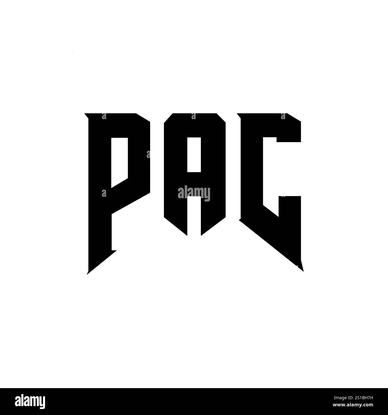Logo de la technologie pac Banque d'images noir et blanc - Alamy