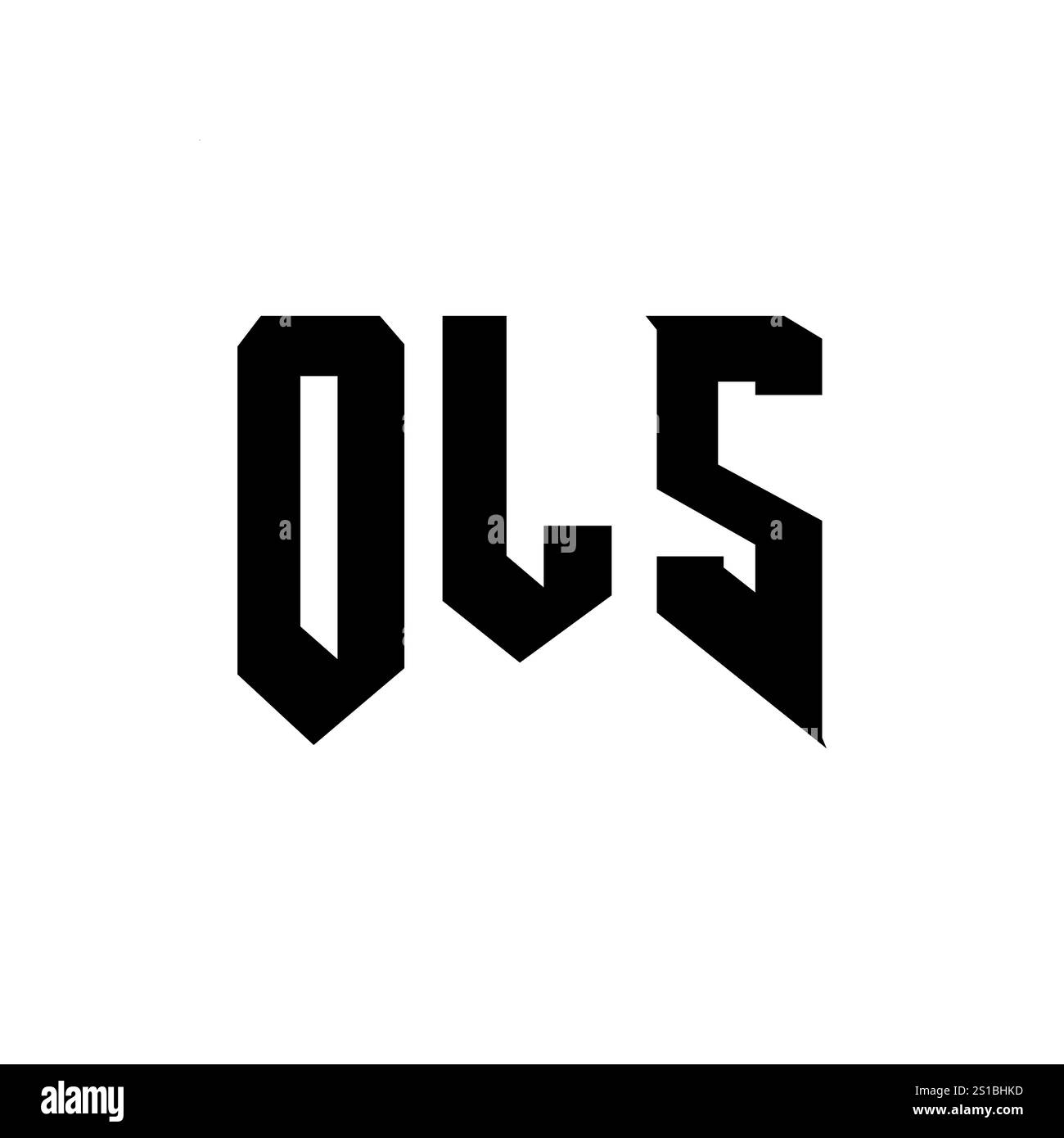 Logo marketing ols Banque d'images noir et blanc - Alamy
