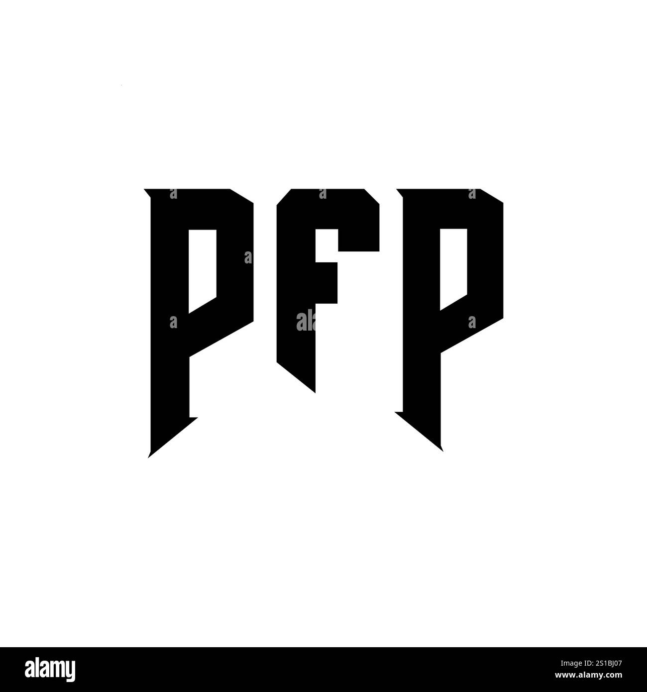 Conception de logo de lettre de PFP pour la société de technologie ...